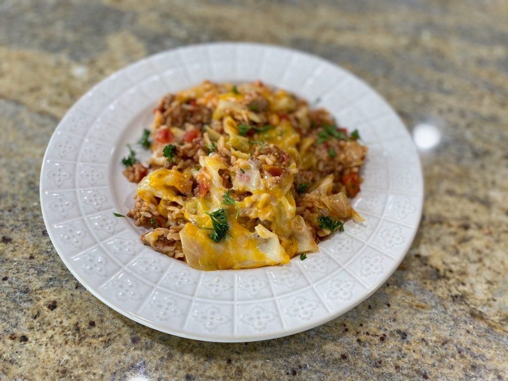 Turkey Stuffed Cabbage Skillet - Julia Pacheco