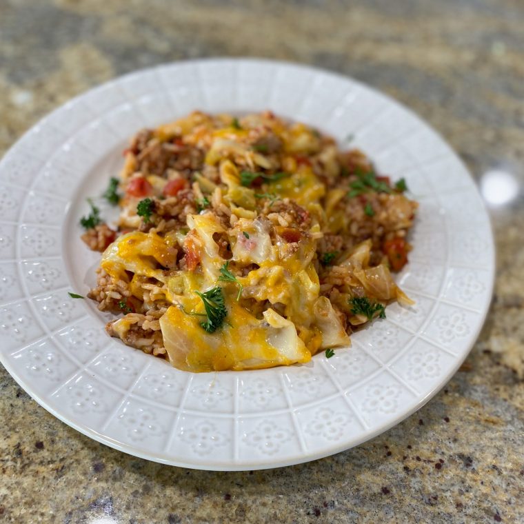 Turkey Stuffed Cabbage Skillet - Julia Pacheco