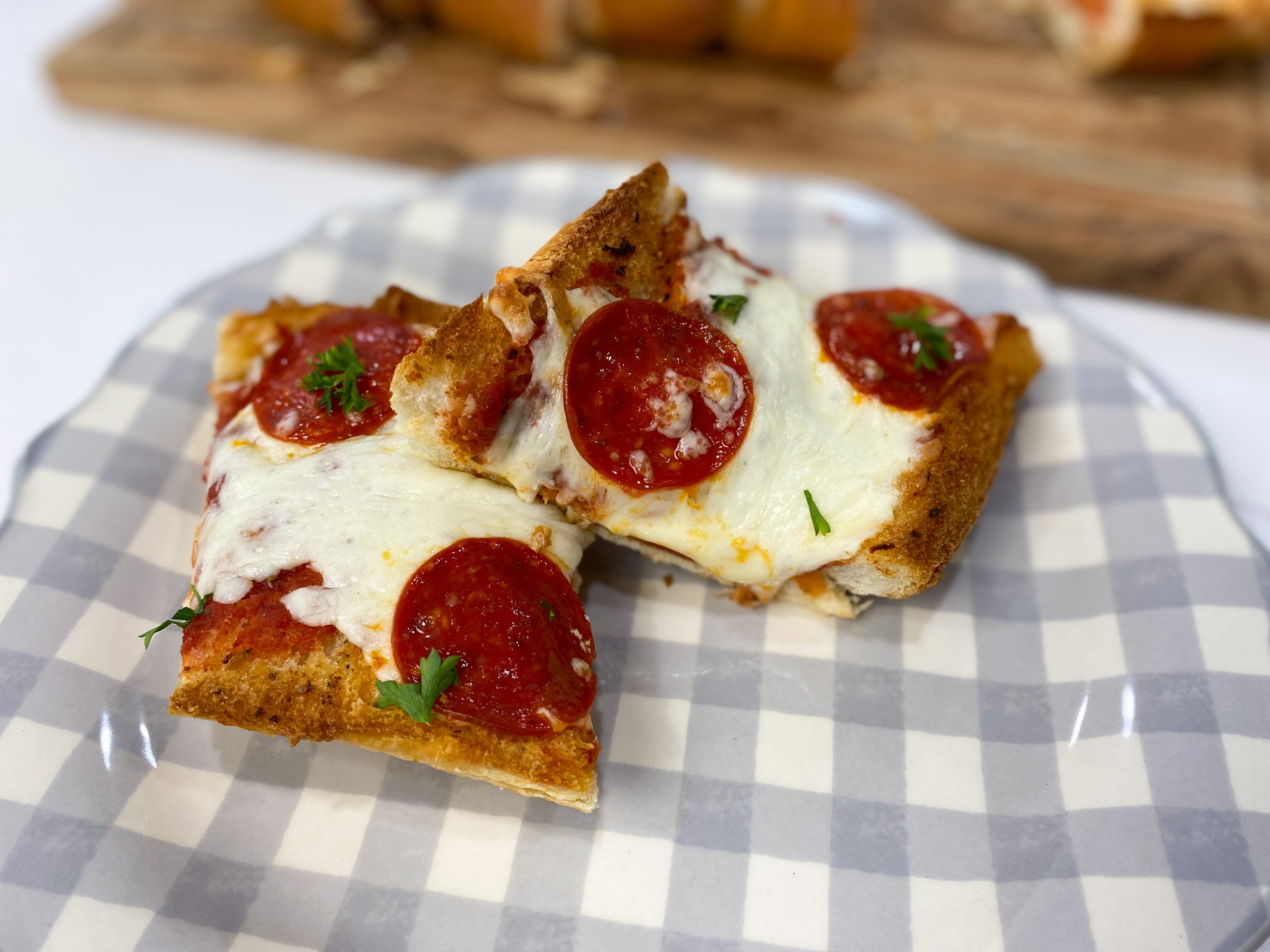 French Bread Pizzas Julia Pacheco French Bread Pizzas Julia Pacheco