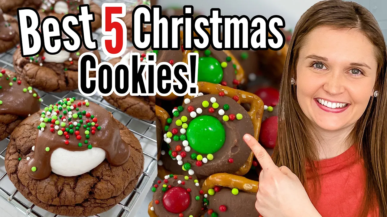 5 Quick & EASY Christmas Cookies! | Delicious Holiday Treats Made EASY ...