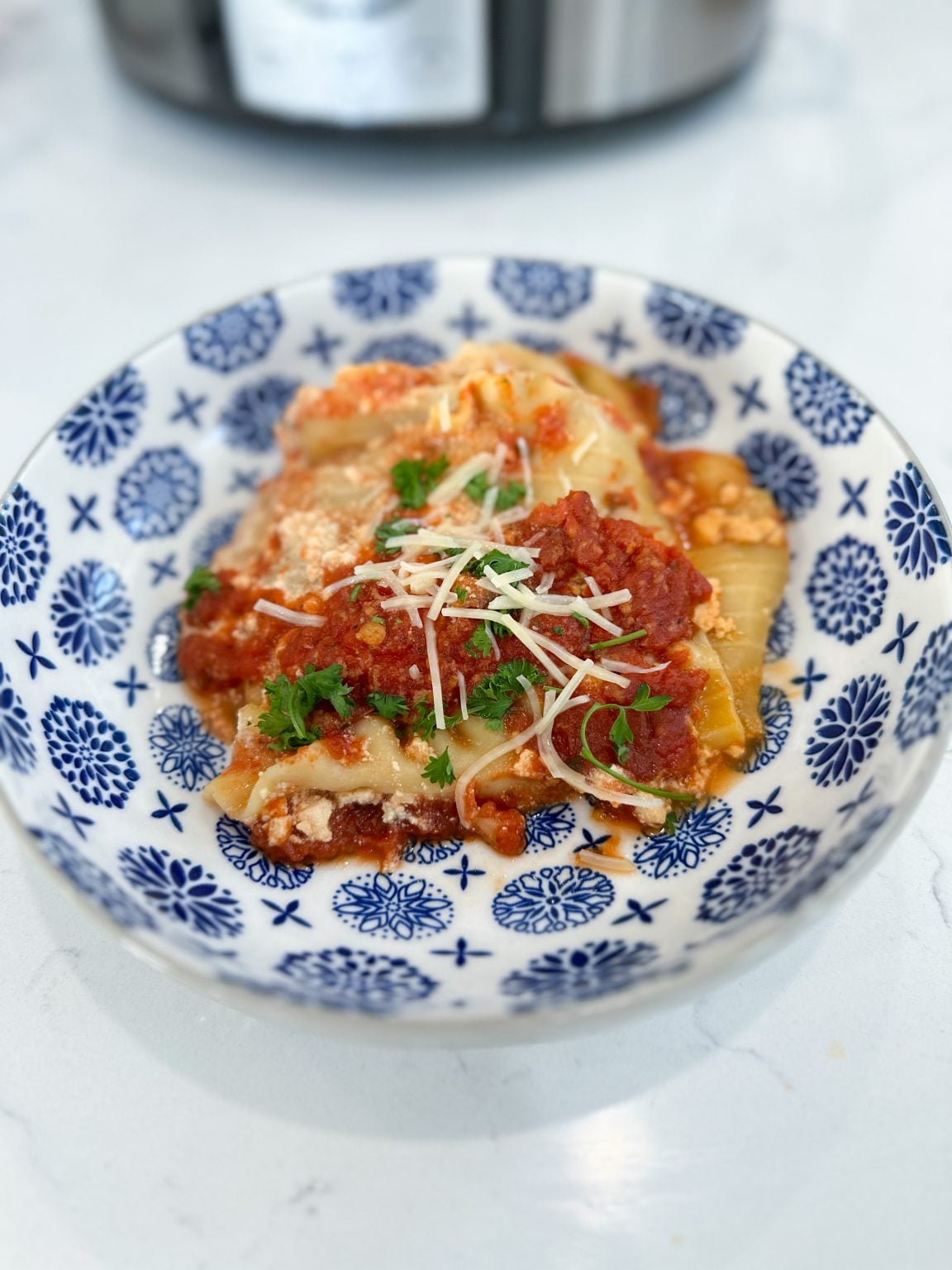 Slow Cooker Vegetarian Lasagna - Julia Pacheco