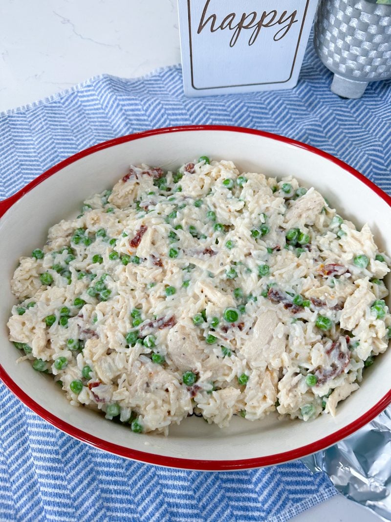 Chicken Alfredo Rice Casserole - Julia Pacheco