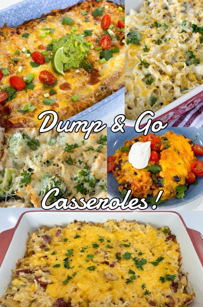 DUMP & GO CASSEROLES | 7 Super Quick & EASY Casserole Dinner Recipes ...