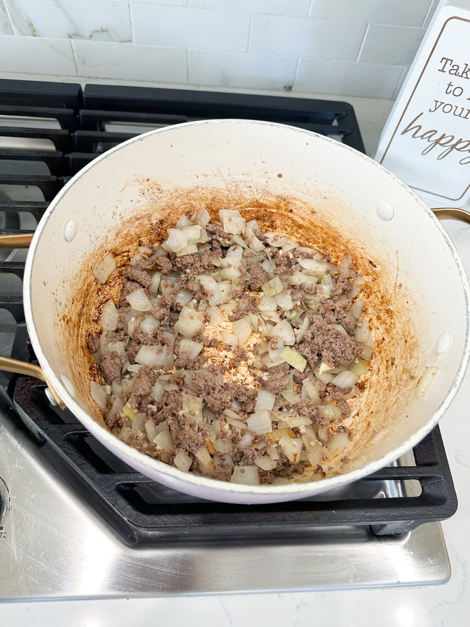 Cheeseburger Hash Brown Casserole - Julia Pacheco