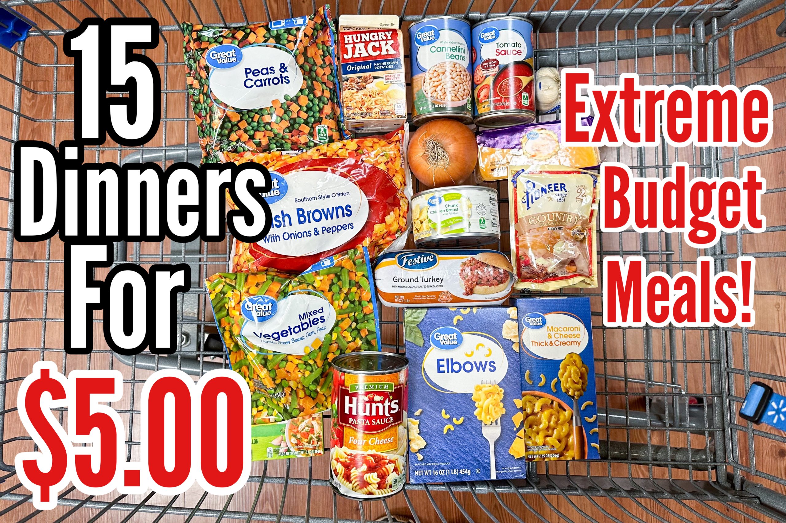 15 Dinners for $5 | Easy & Delicious Meals on an EXTREME BUDGET ...