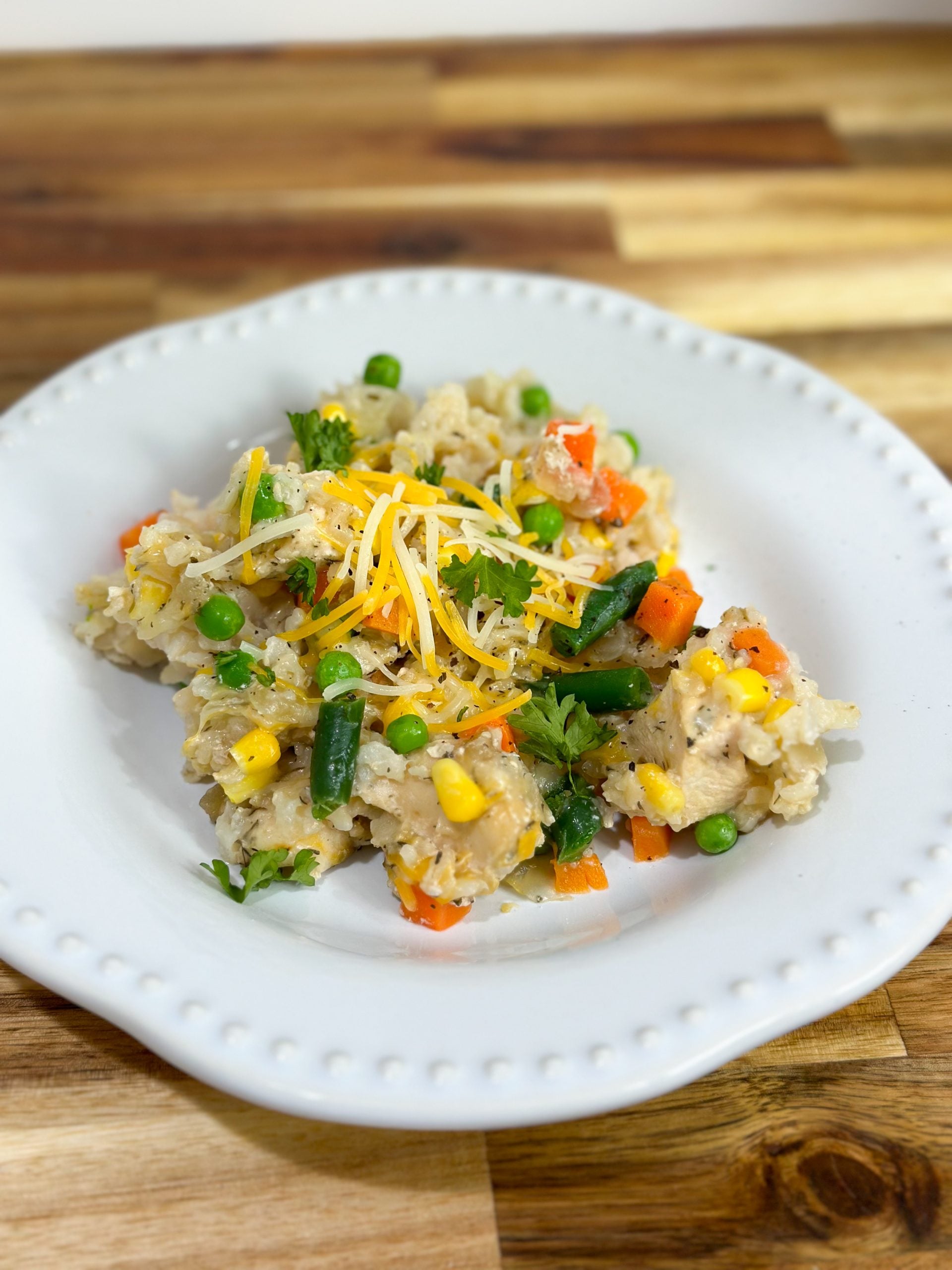 Slow Cooker Chicken and Vegetables with Rice - Julia Pacheco
