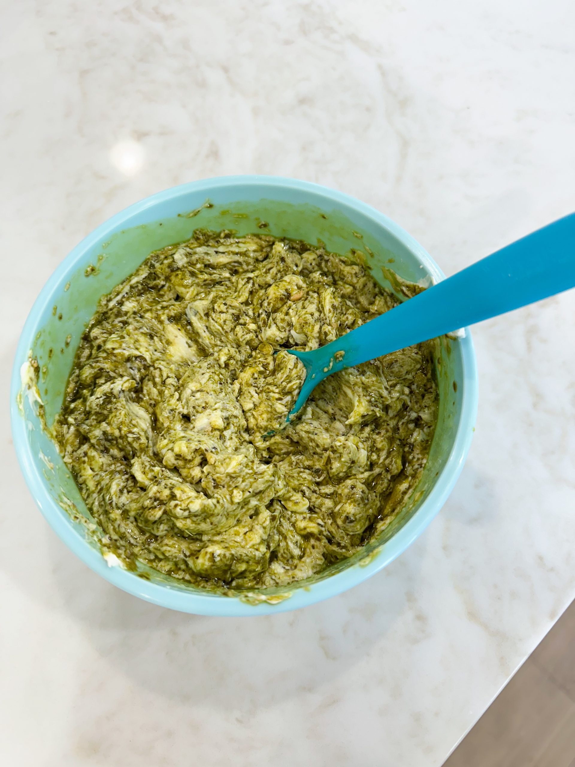 Easy Slow Cooker 3 Ingredient Pesto Chicken - Julia Pacheco