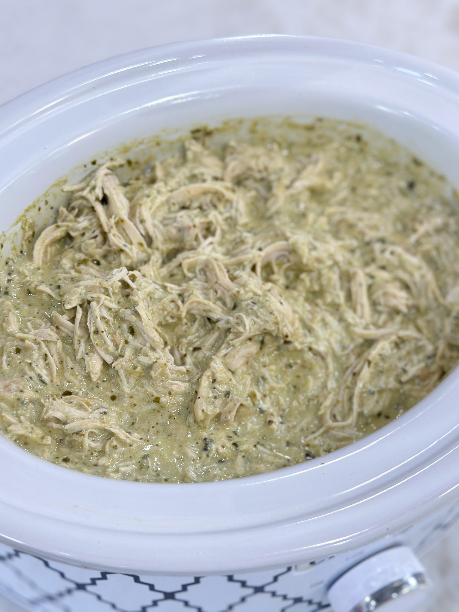 Easy Slow Cooker 3 Ingredient Pesto Chicken - Julia Pacheco