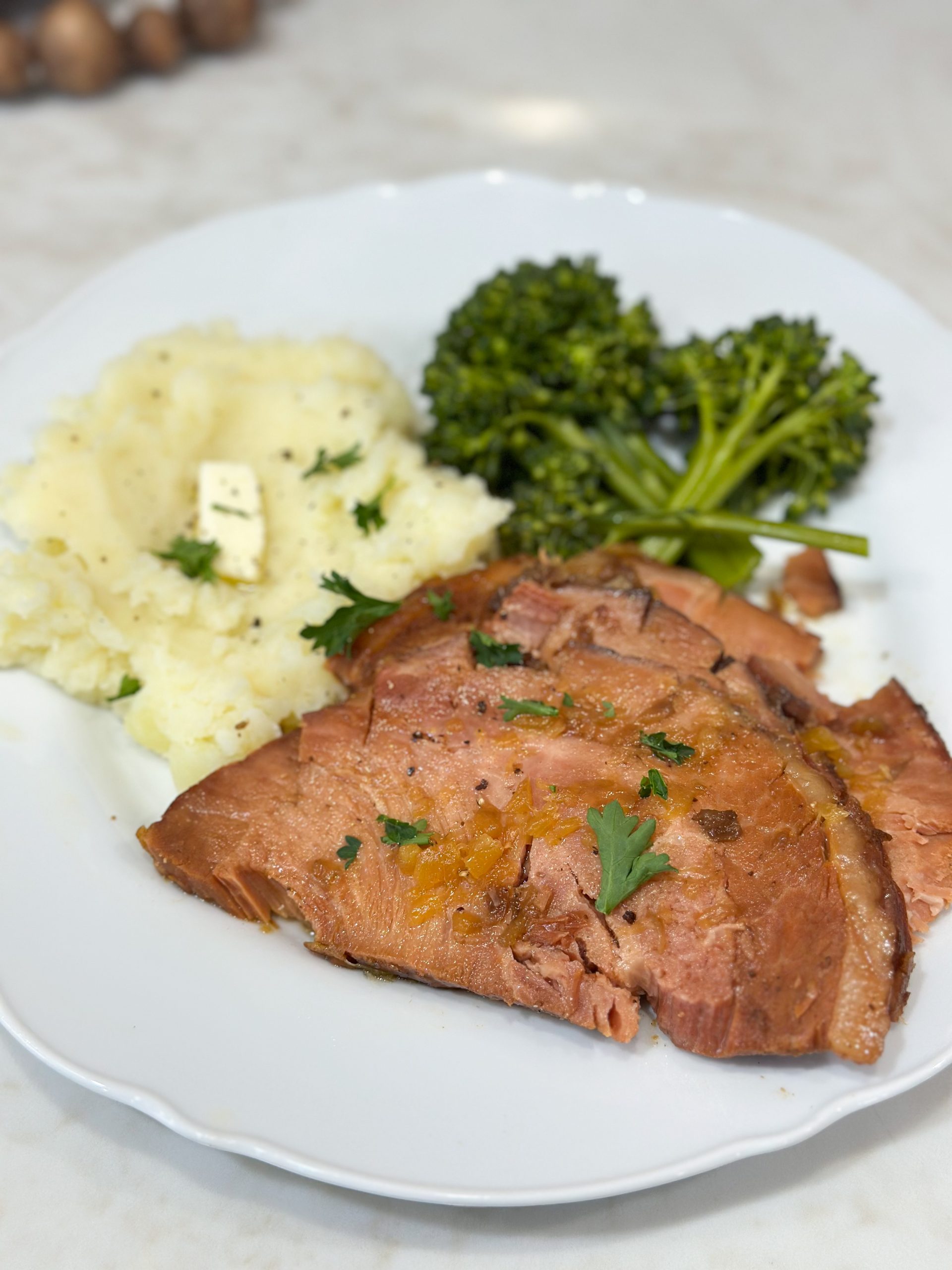 Easy Slow Cooker Ham Recipe | The Perfect Holiday Dinner - Julia Pacheco