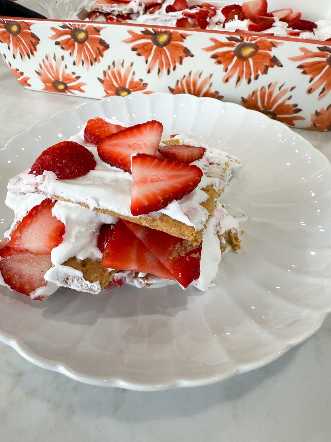 No Bake Strawberry Icebox Cake - Julia Pacheco
