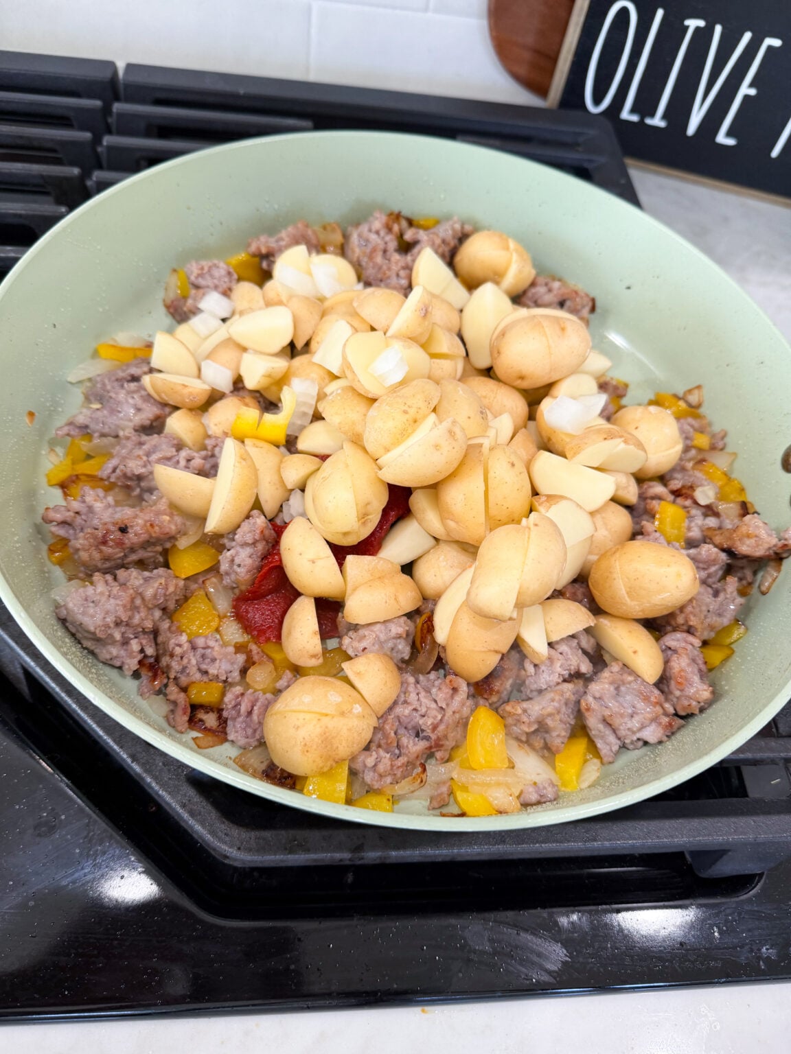 Italian Sausage and Potato Skillet - Julia Pacheco
